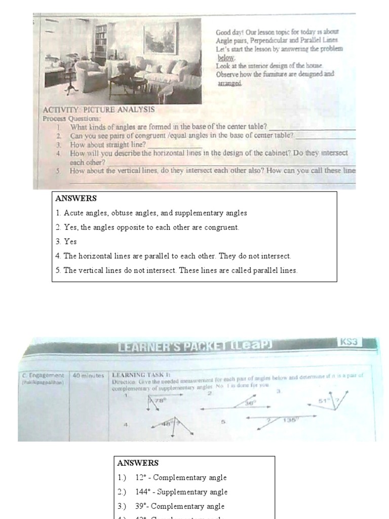 Geometry Concept Worksheet with Multiple Choice and Free Response ...