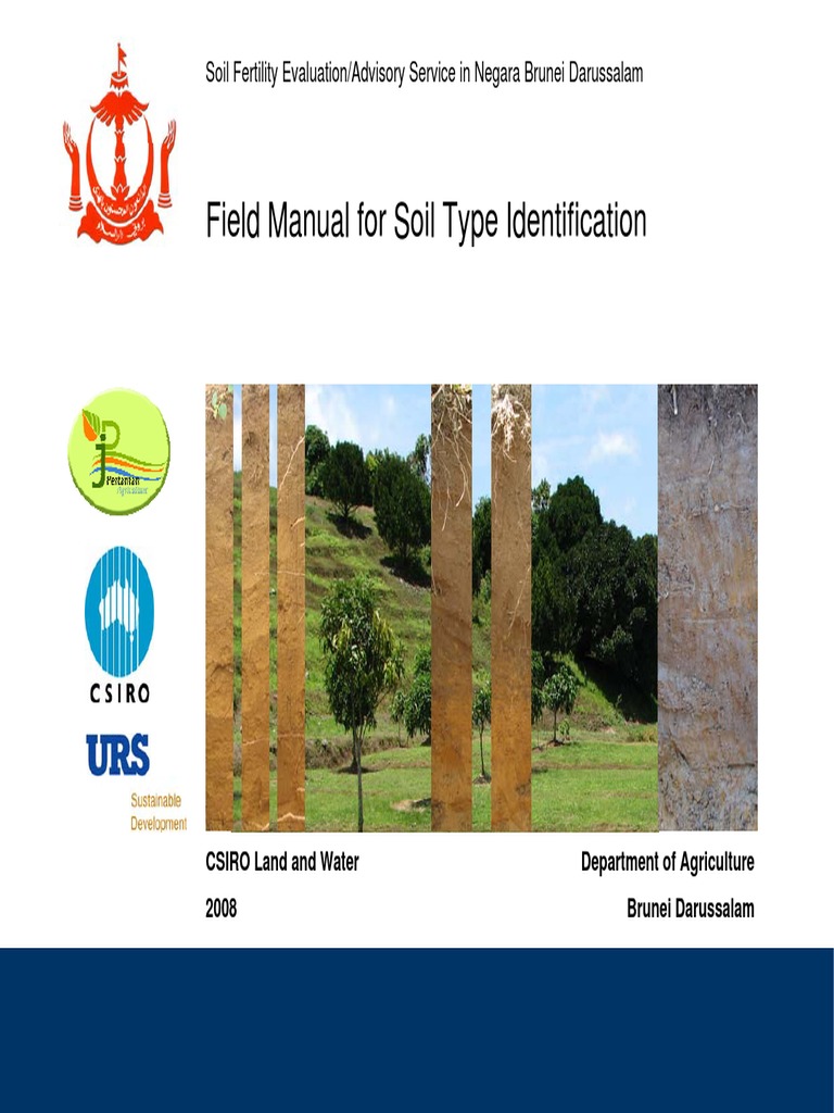 Field Manual For Soil Type Identification: Soil Fertility Evaluation ...