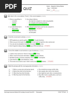 INTERCHANGE 1 - QUIZ UNITS 15 & 16 - Revisión Del Intento | PDF | Morphology | Languages