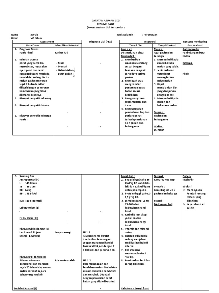 Kanker Hati NCP | PDF | Kesehatan Holistik