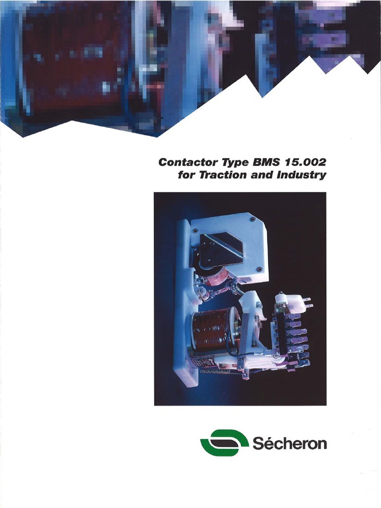 DCHK - Brochure - BMS15.002 - DW6048BEN - A00-12.94 - Secheron | PDF