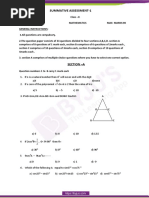 Timo Practice Paper I p3 | PDF | Numbers | Fraction (Mathematics)