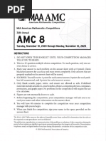 2026 AMC 8C Problems | PDF | Mathematics