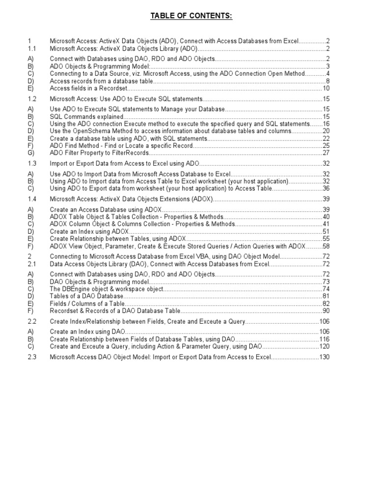 Comprehensive Guide To Connecting To And Manipulating Data In Microsoft Access Databases From