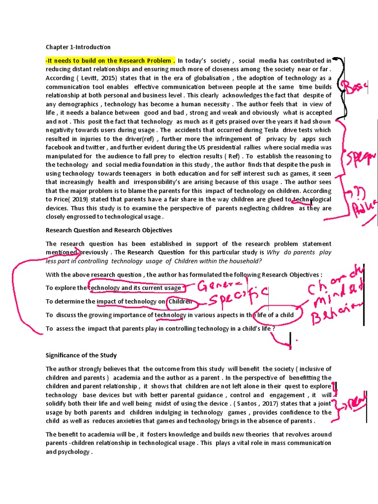 Research Question and Research Objectives | PDF | Popular Culture ...