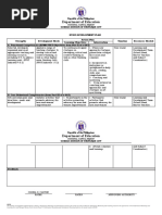Part IV Development Plans of The IPCRF IPCRF DP | PDF | Pedagogy | Learning