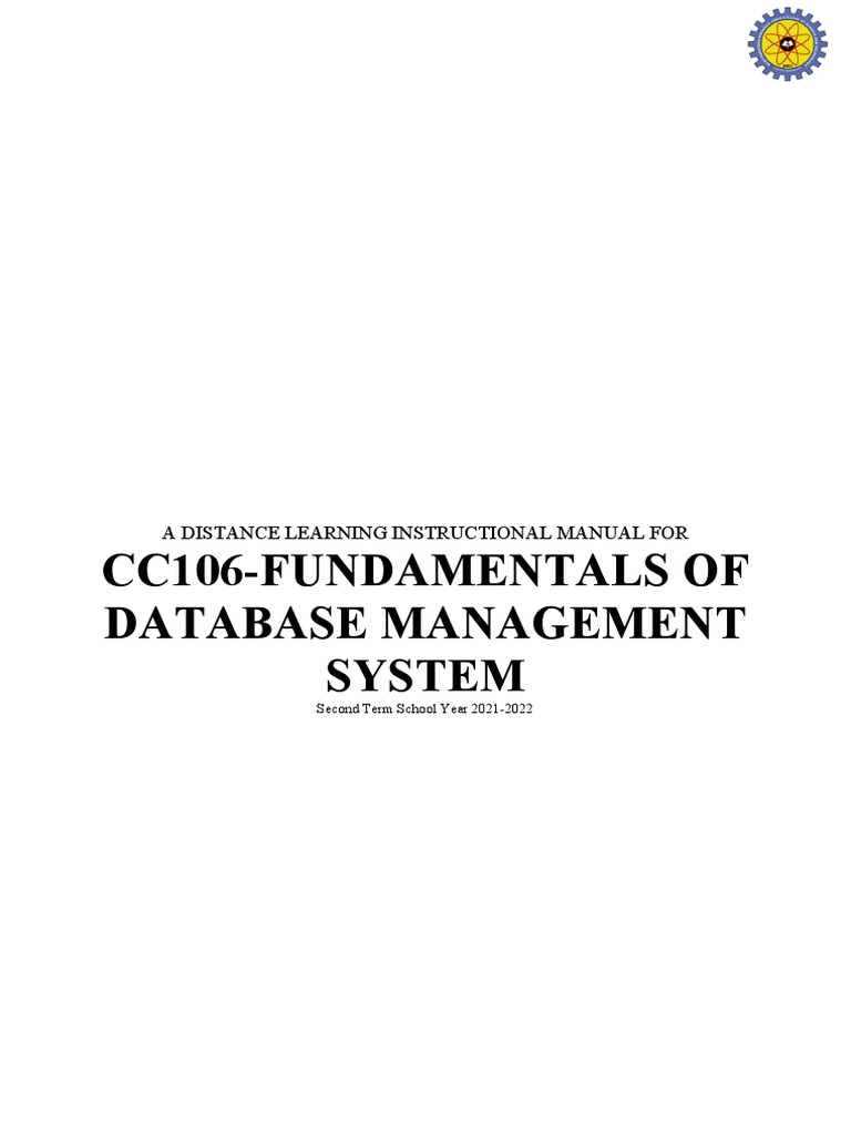 Fundamentals of Database Management System | PDF | Databases | My Sql