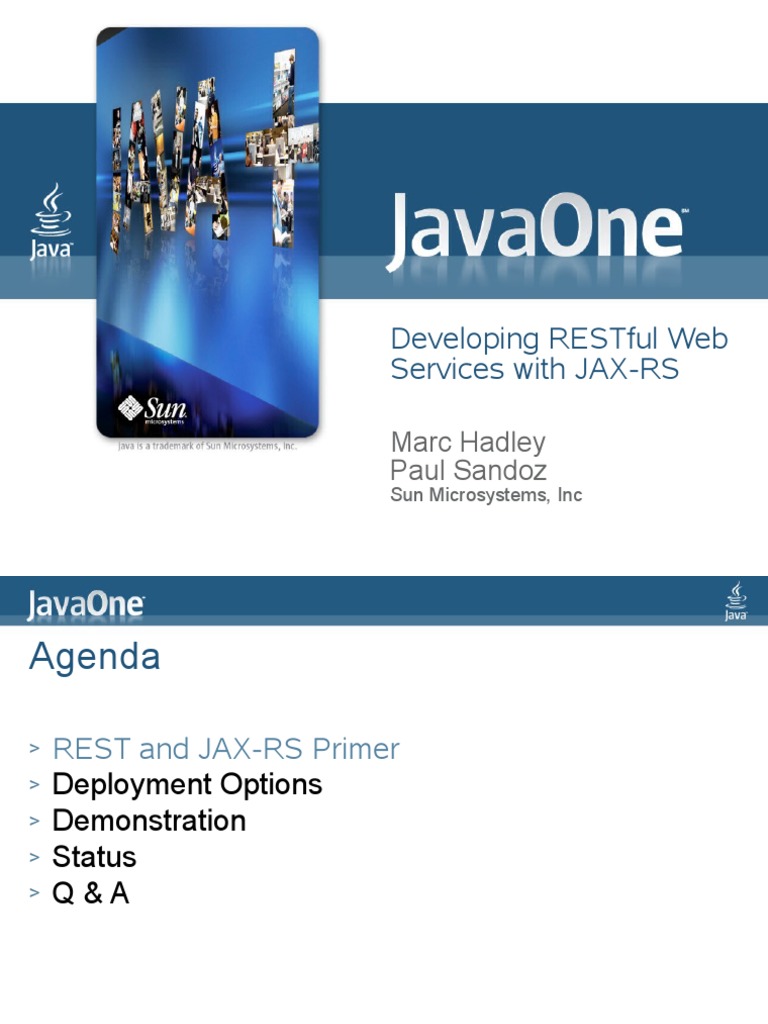 Developing Restful Web Services With Jax-Rs: Marc Hadley Paul Sandoz ...