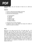 Compression Test Lab Report | PDF | Strength Of Materials | Young's Modulus