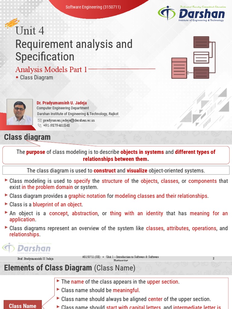 Unit 4 Requirement Analysis and Specification | PDF | Class (Computer ...
