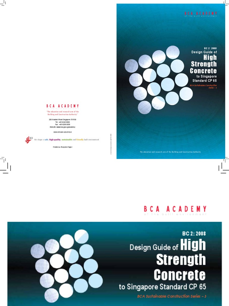 Design Guide On Use of High Strength Concrete | PDF | Strength Of ...