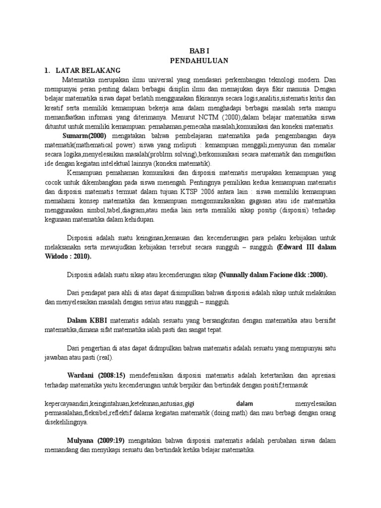 Bab I Exaudi | PDF | Karier & Perkembangan