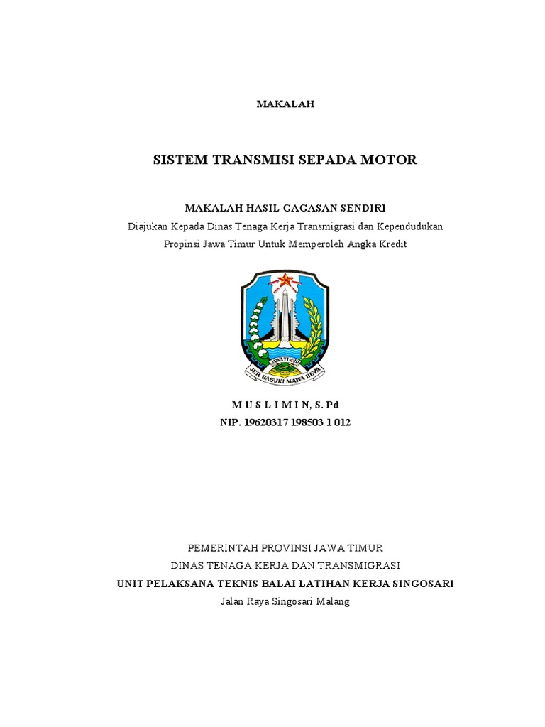 Makalah tRANSMISI | PDF