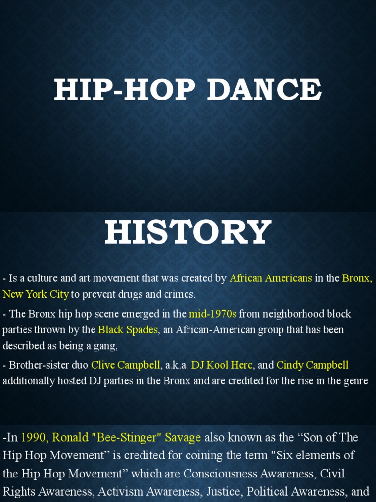 Hip Hop Dance | PDF | Hip Hop | Dances