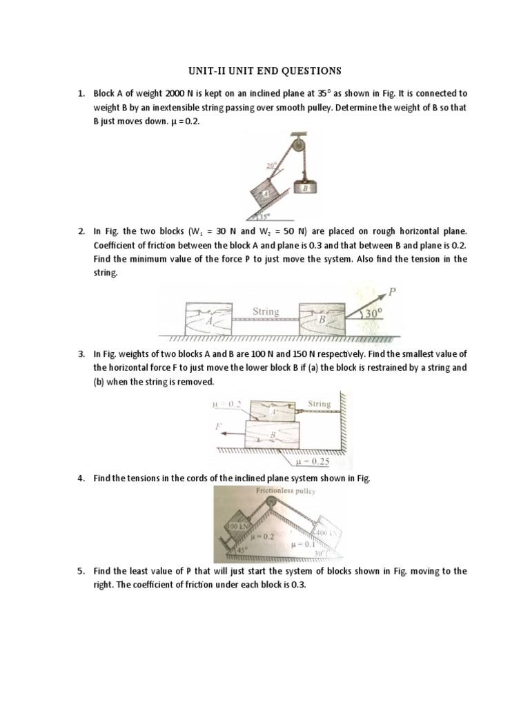 Forces and Friction in Inclined Planes and Wedges: Solving Multiple ...