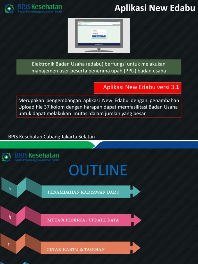 Materi Tutorial Aplikasi New Edabu | PDF