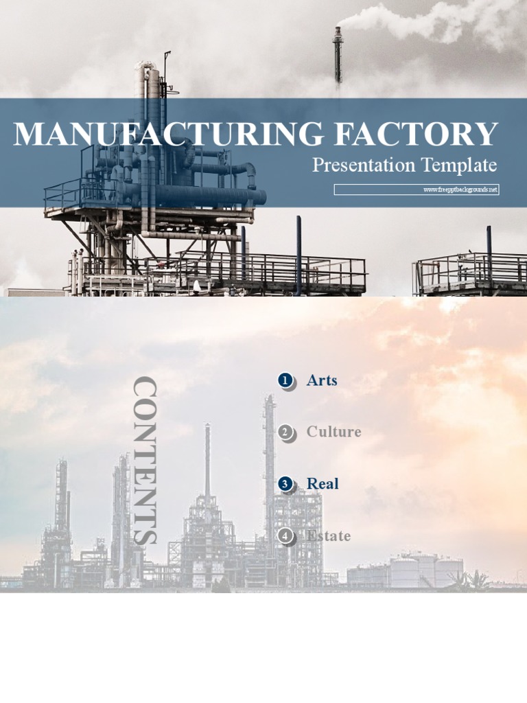Manufacturing Presentation Template | PDF | Microsoft Power Point ...