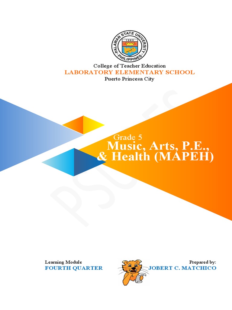 Music, Arts, P.E., & Health (MAPEH) : Grade 5 | PDF | Toys