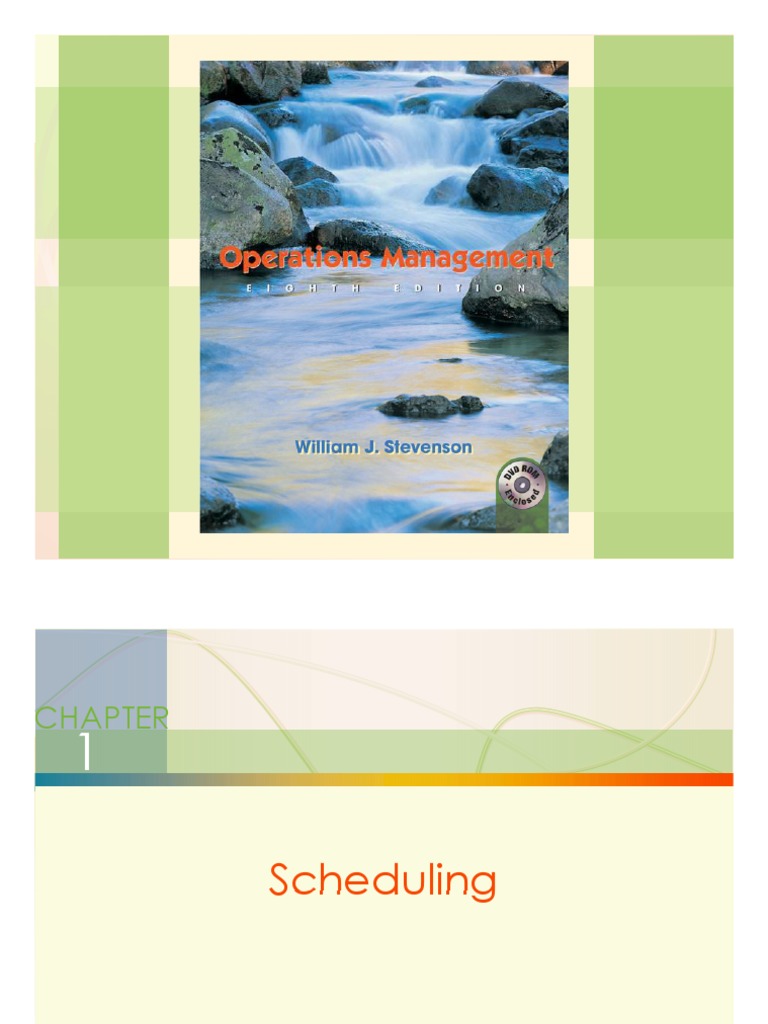 MEC 801 Production and Operation Management Unit II | PDF | Scheduling ...