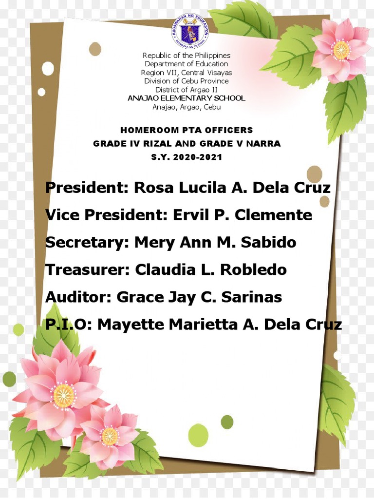 Faculty Club Officers | PDF