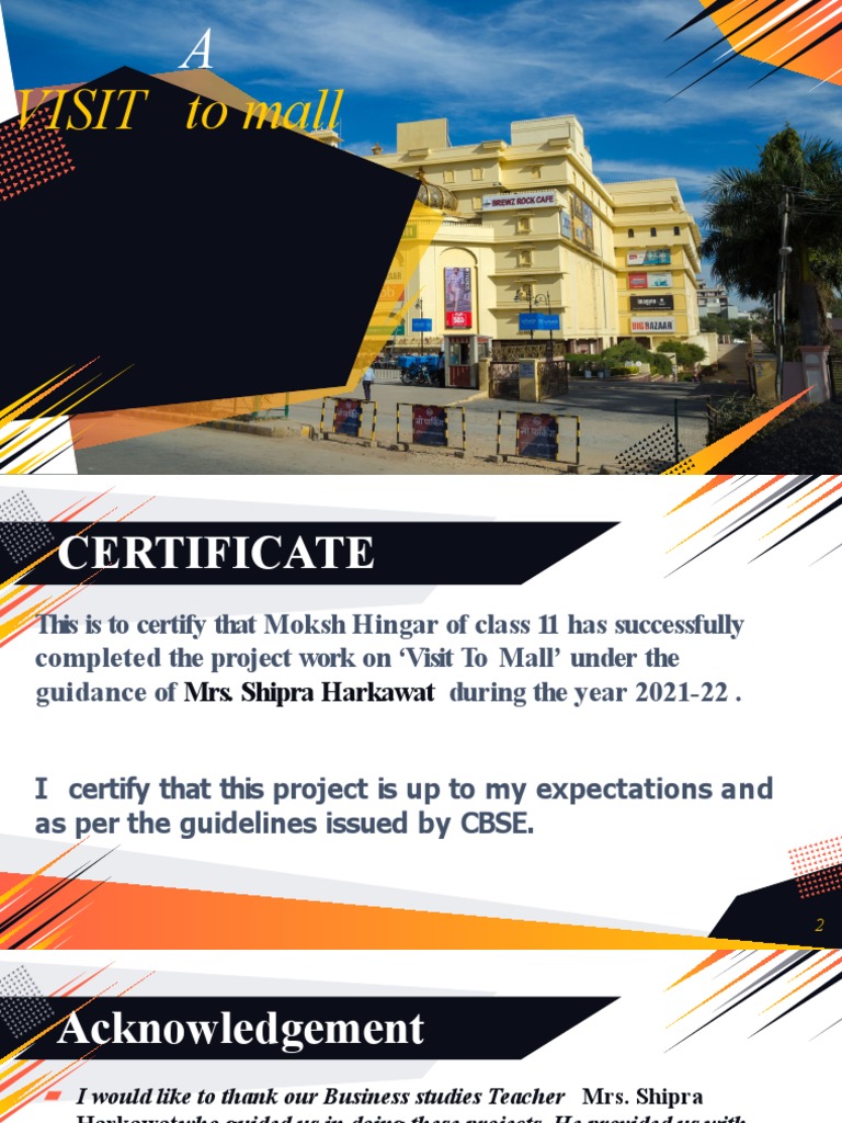 BST Project | PDF | Shopping Mall | Color