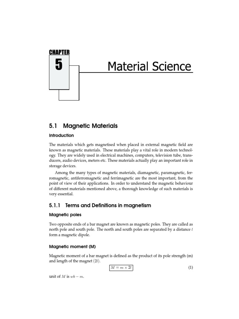 New Engineering Materials | PDF | Magnetism | Ferromagnetism