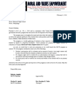 GAD SIRES Request Letter | PDF | Wellness