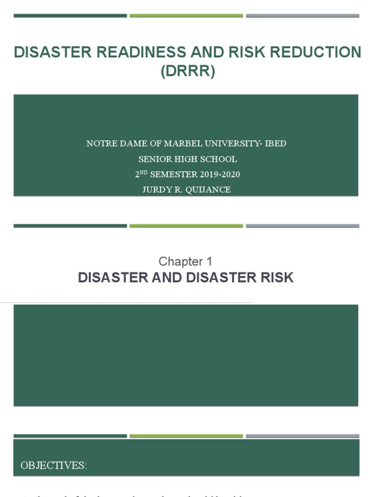 Disaster Readiness and Risk Reduction (DRRR) | PDF | Hazards ...