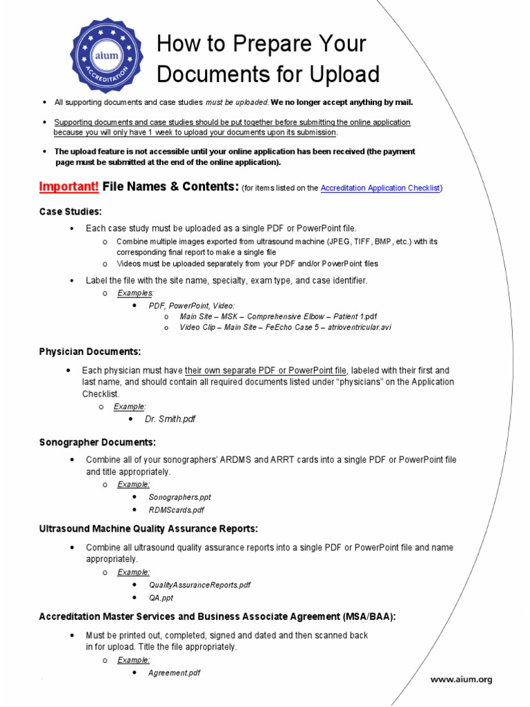 How To Prepare Your Documents For Upload: File Names & Contents ...