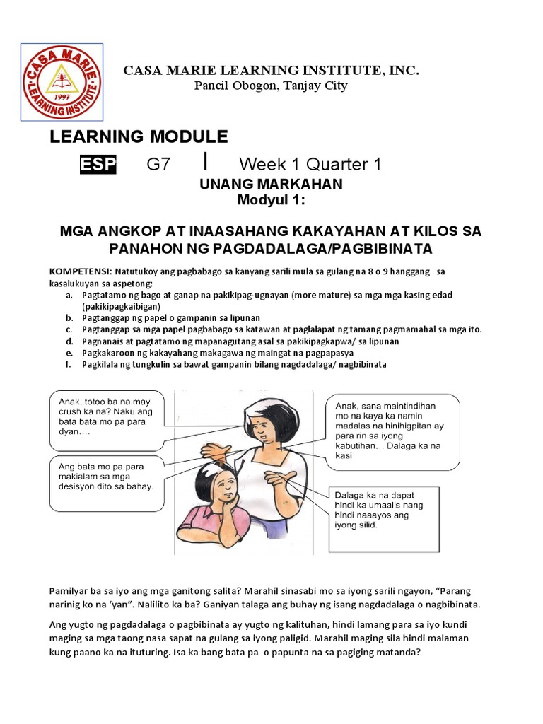 Week 1 Las Esp7 | PDF