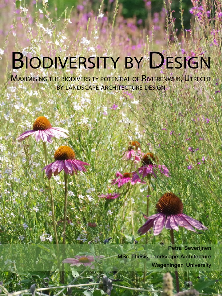Biodiversity by Design Maximising The Biodiversit-Groen Kennisnet ...