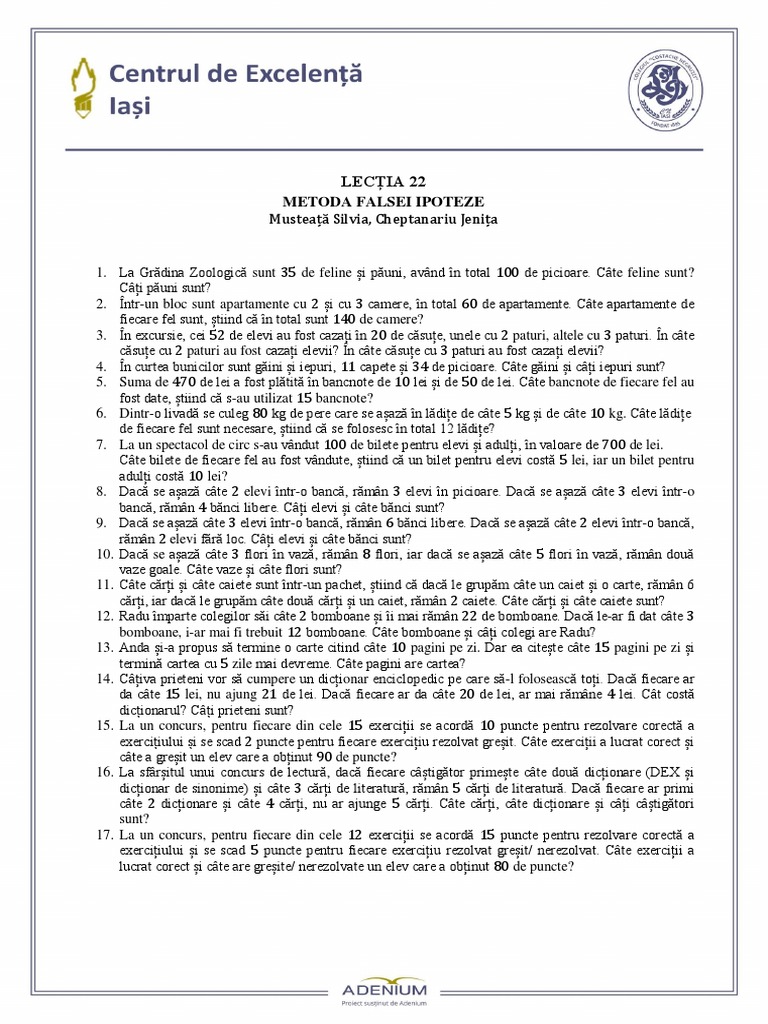 L22. Metoda Falsei Ipoteze. Musteata. Cheptanariu | PDF