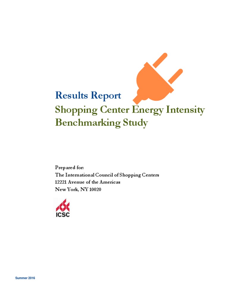 Shopping Center Energy Benchmarking Report | PDF | Benchmarking ...