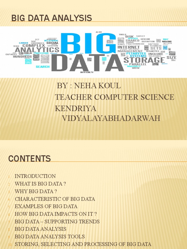 Big Data Analysis Seminar | PDF | Big Data | Apache Hadoop