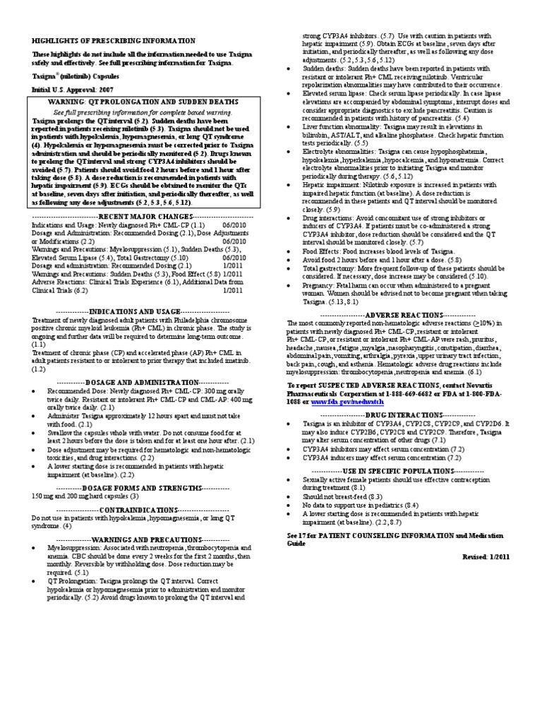 See Full Prescribing Information For Complete Boxed Warning | PDF | Dose (Biochemistry) | Chemistry