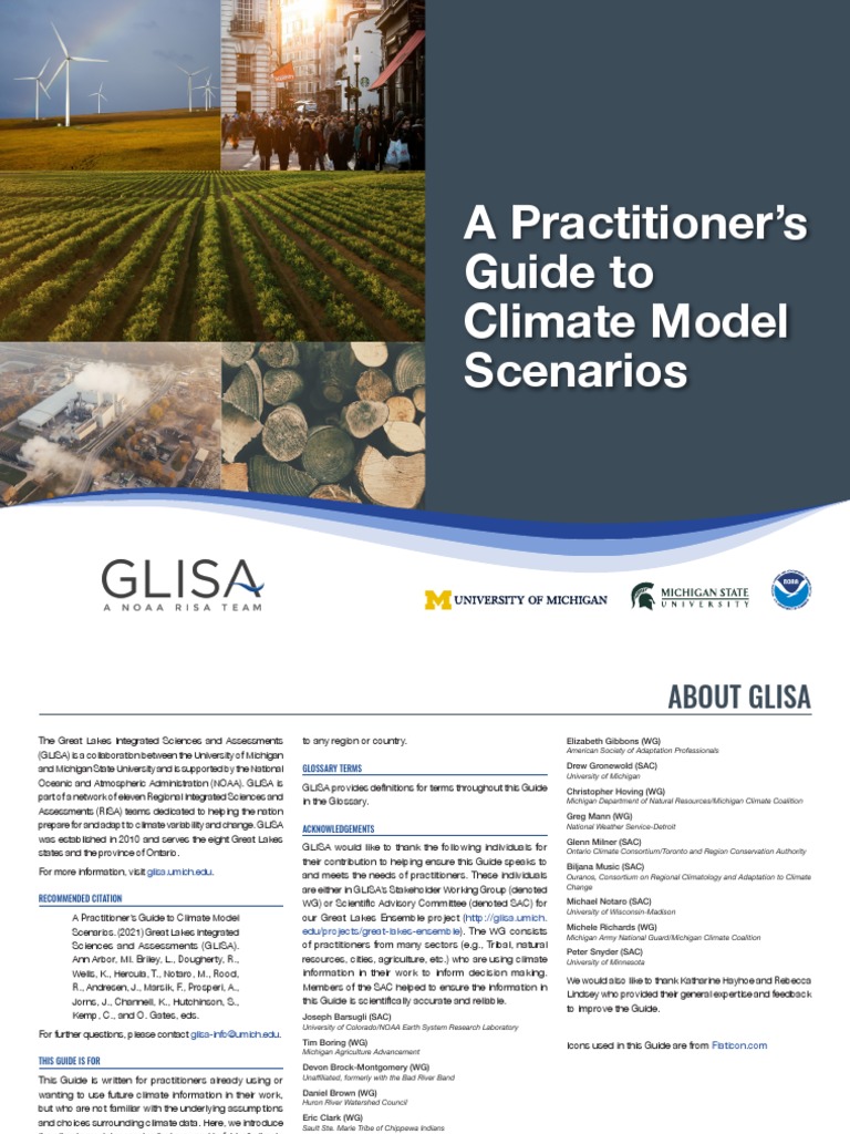 Climate Model Scenarios for Practitioners | PDF | General Circulation ...