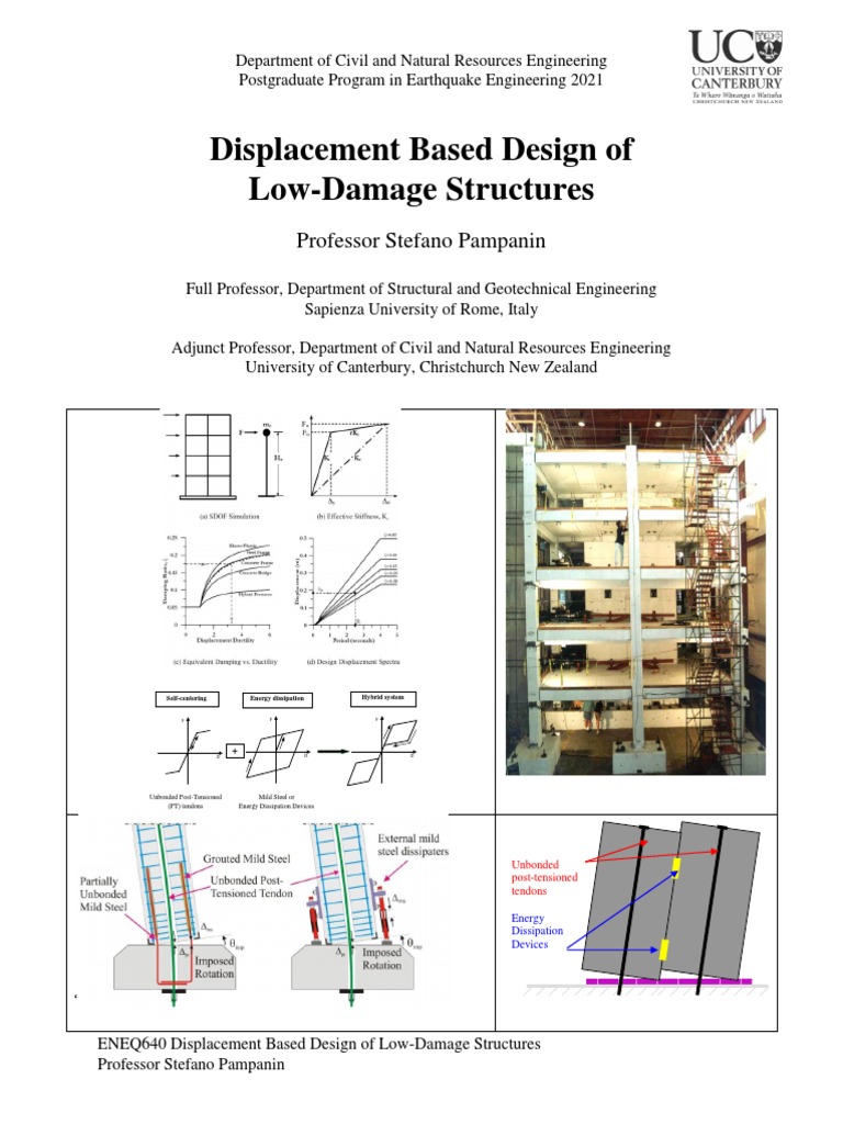 Displacement Based Design | PDF | Earthquake Engineering | Economic Sectors