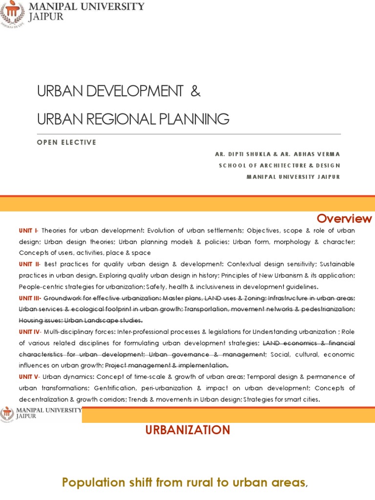 Urban Development | PDF | Urban Planning | Urban Design
