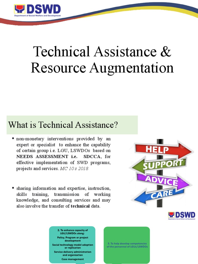 Technical Assistance & Resource Augmentation | PDF | Social Protection ...