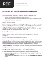 Class 10 Economics Chapter 1 Notes | PDF