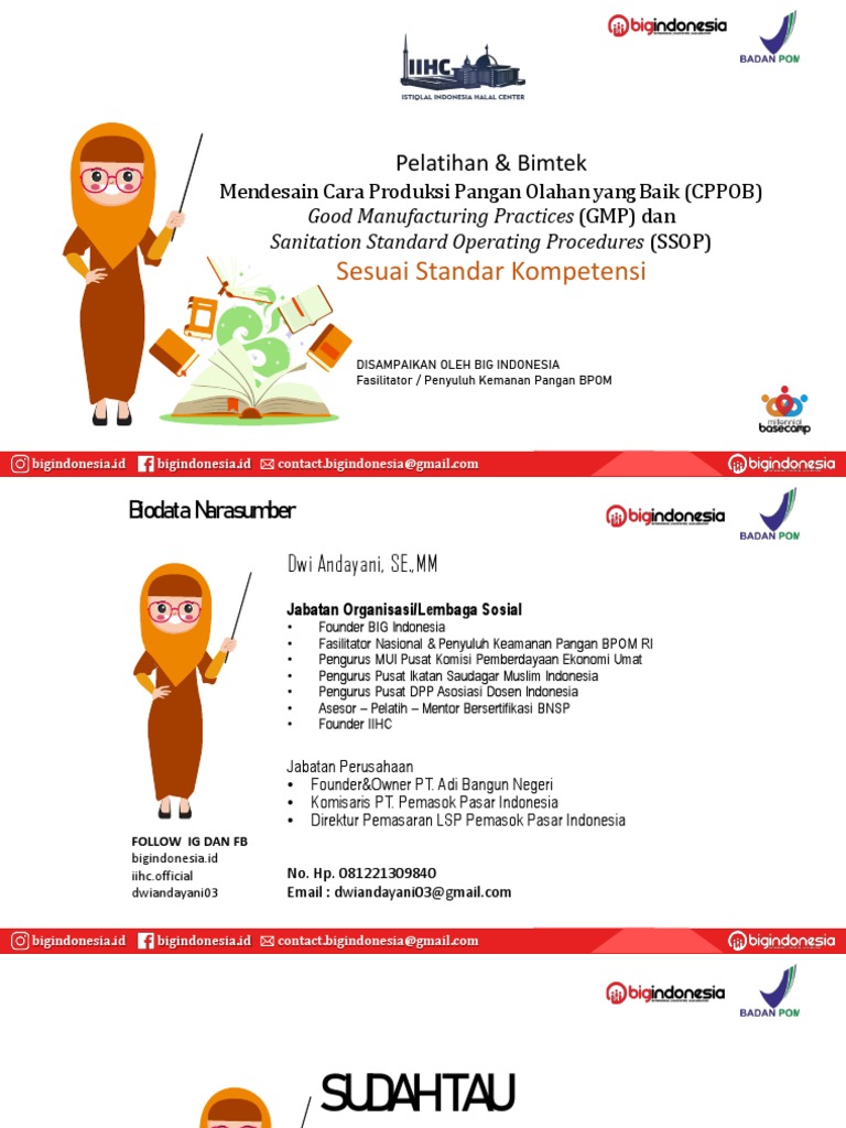 Pelatihan CPPOB dan Sertifikasi Pangan | PDF | Kesehatan Holistik