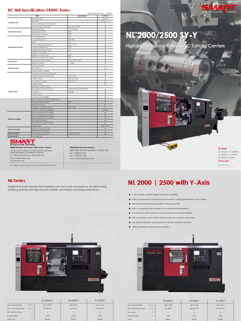 NC Unit Specification/FANUC Series: Item Specification 0i-TF Plus | PDF ...