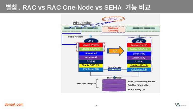 RAC vs RAC One-Node vs SEHA Comparison | PDF