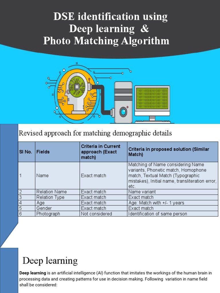 DSE With DL & Photomacthing - v1.0 | PDF | Deep Learning | Artificial ...
