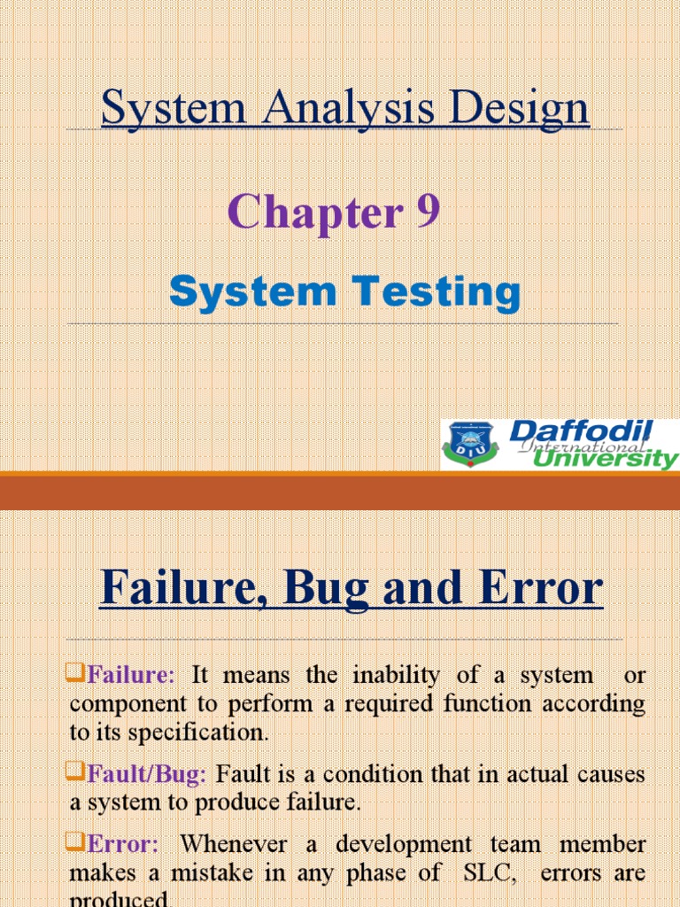 Chapter 9 System Testing | PDF | Software Testing | System