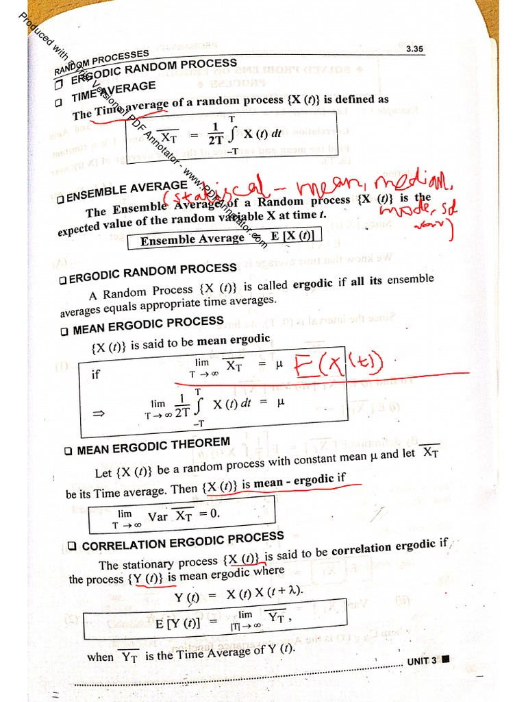 Understanding Ergodic Processes | PDF