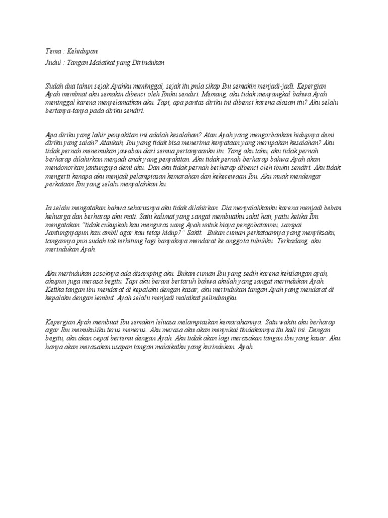 Naskah Monolog Tema Kehidupan | PDF