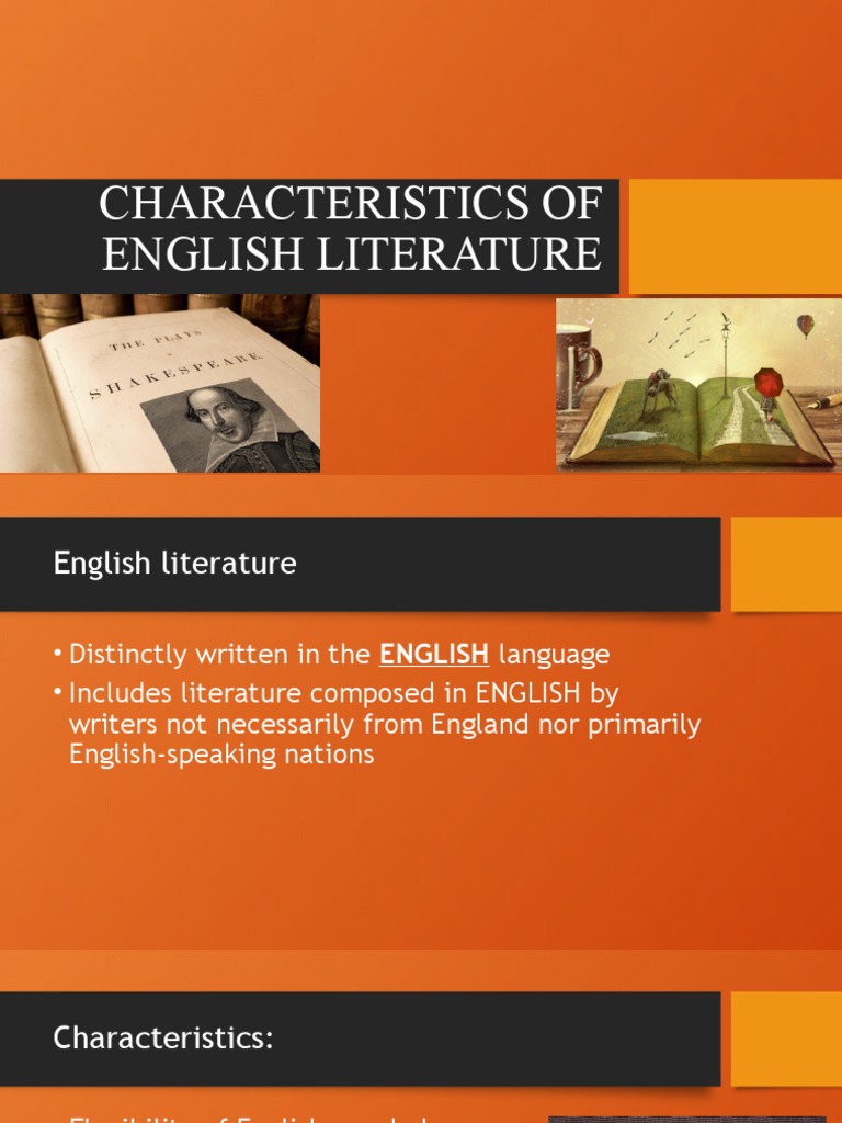 Characteristics of English Literature | PDF | English Literature