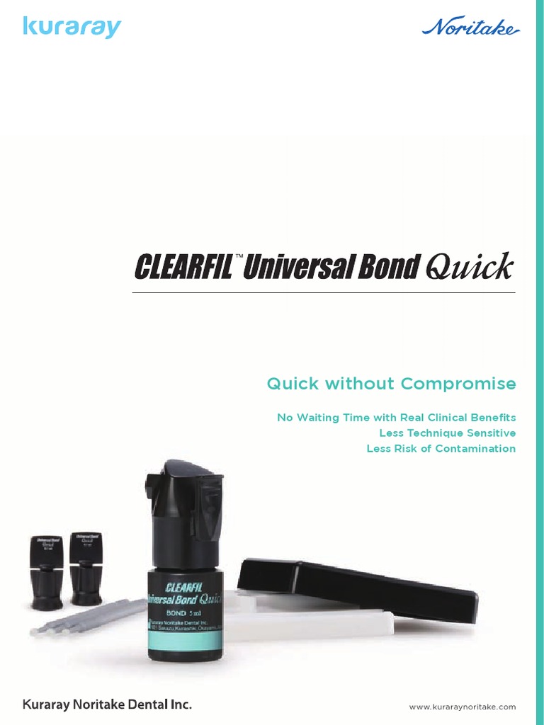Universal Bond Quick Brochure | PDF | Tooth Enamel | Adhesive
