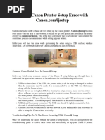 Canon Printer Driver Installation Guide | PDF | Operating System ...